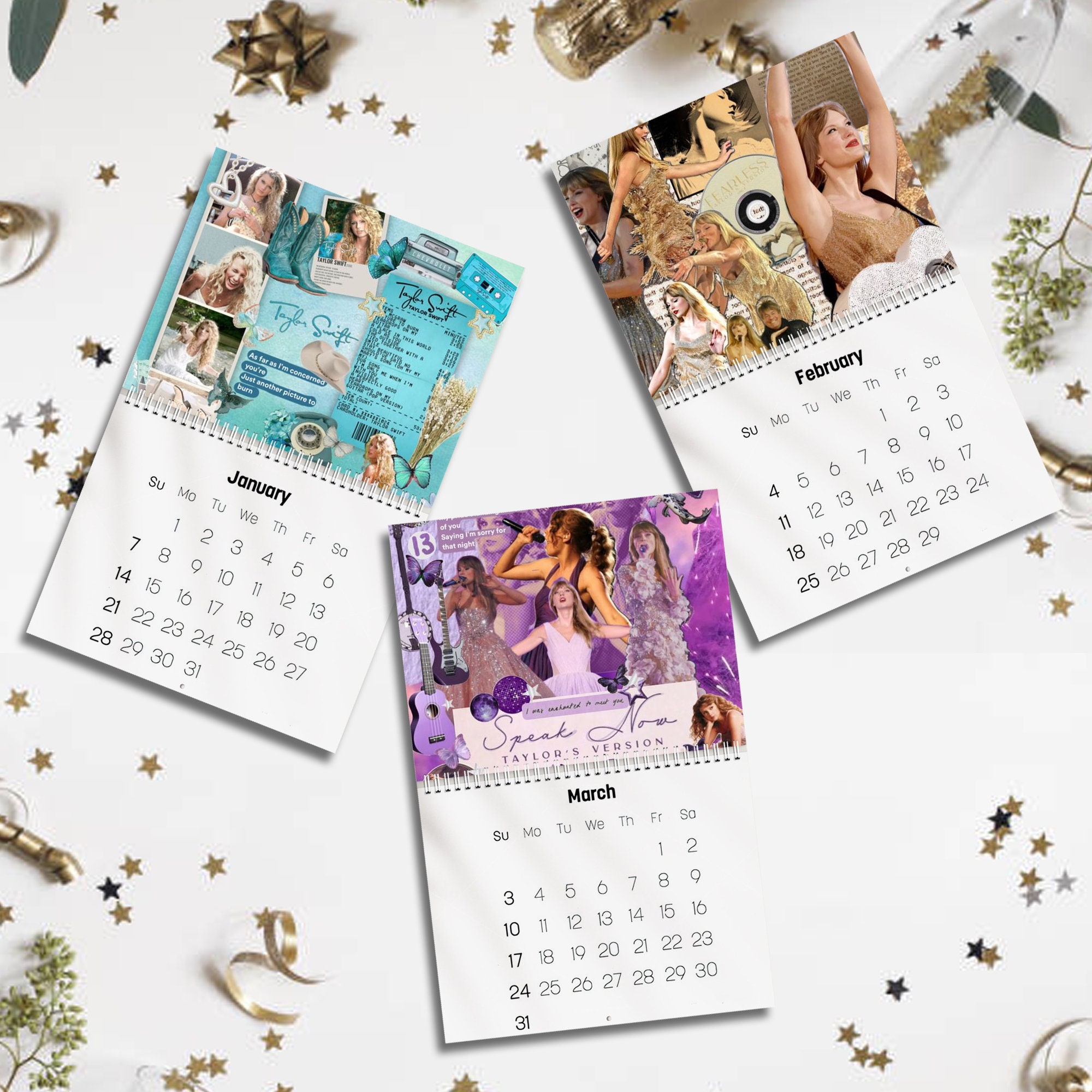 The Ultimate Taylor Eras Tour 2024 Wall Calendar sold by Tania Yakunova ...