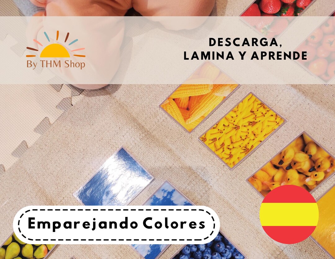 Color Cards Matching for Children, Nature, Printable PDF, Montessori at ...