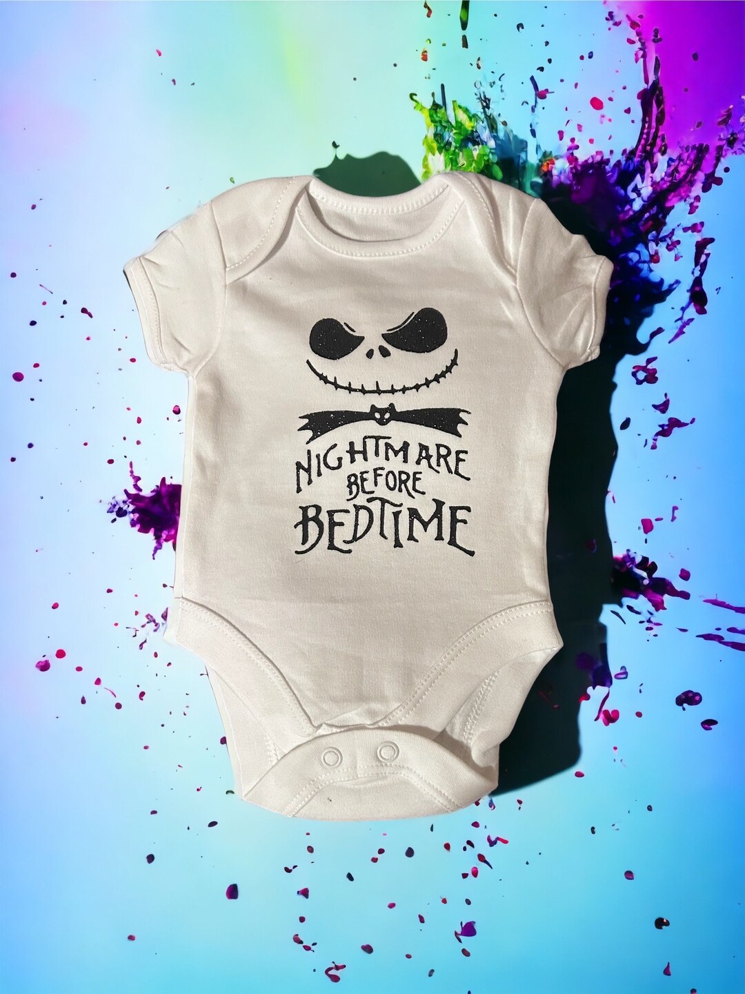 Nightmare Before Bedtime Babygro - Etsy