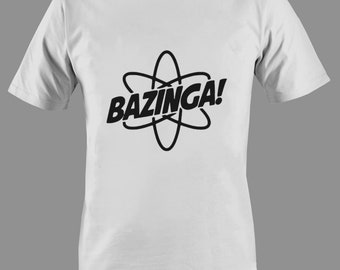 Bazinga T-shirt From the Most Popular TV Show Big Bang Theory - Etsy