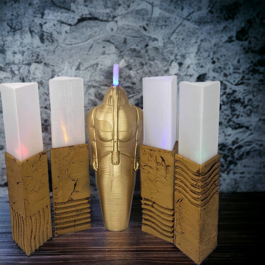 Element Stones With Lights - Etsy