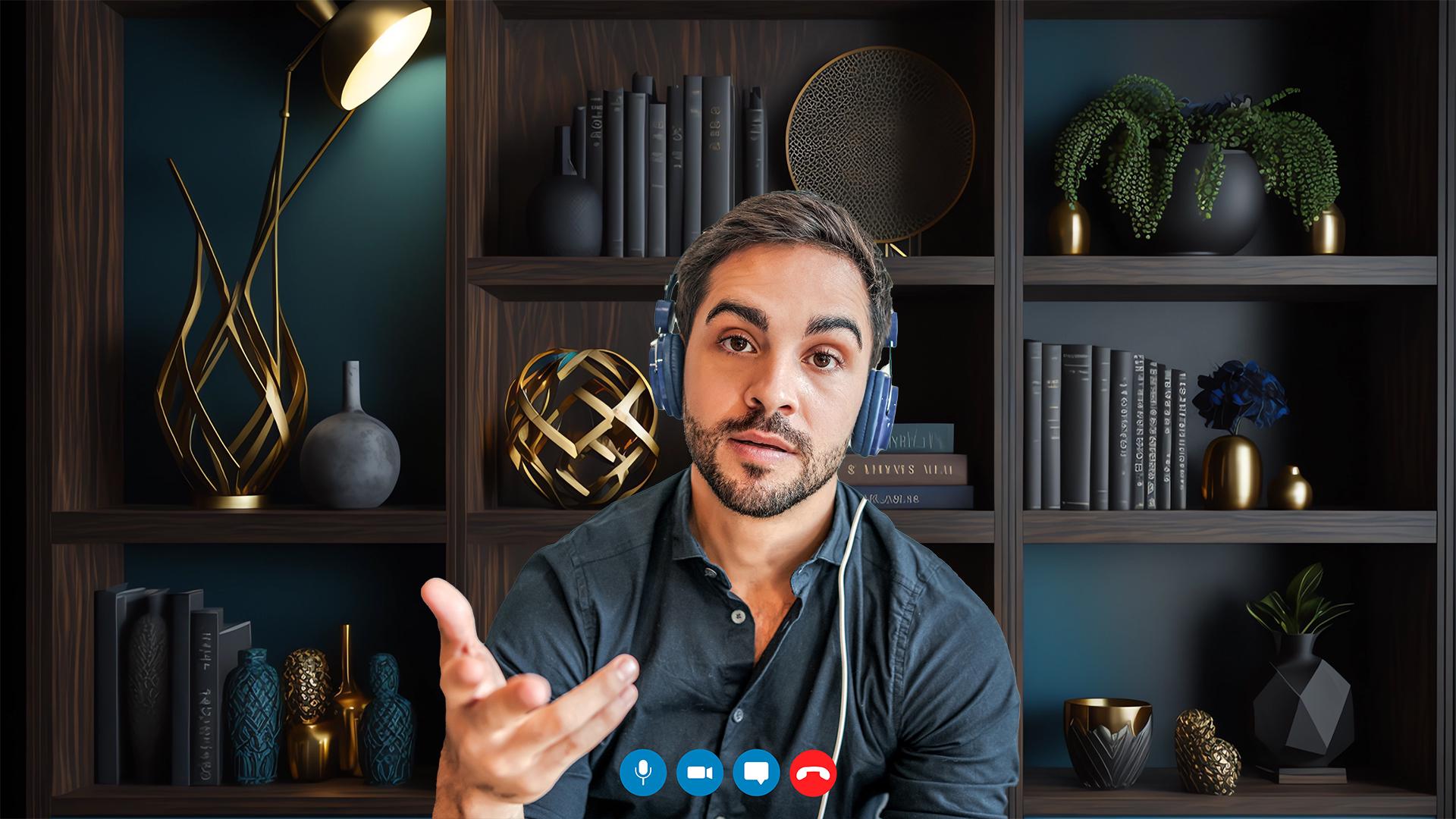 Elevate Your Zoom Meetings | Dark Backgrounds for Home Office & Living ...