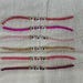 Personalized Wedding Favor Friendship Bracelets | Party Favor for ...