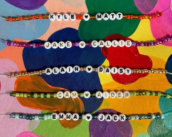 Personalized Wedding Favor Friendship Bracelets | Party Favor for ...