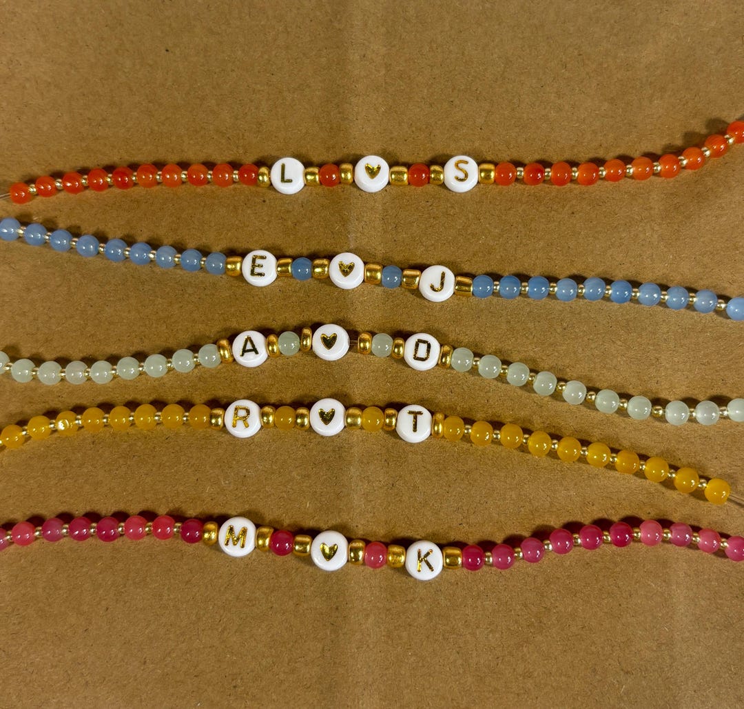 Personalized Wedding Favor Friendship Bracelets | Party Favor for ...