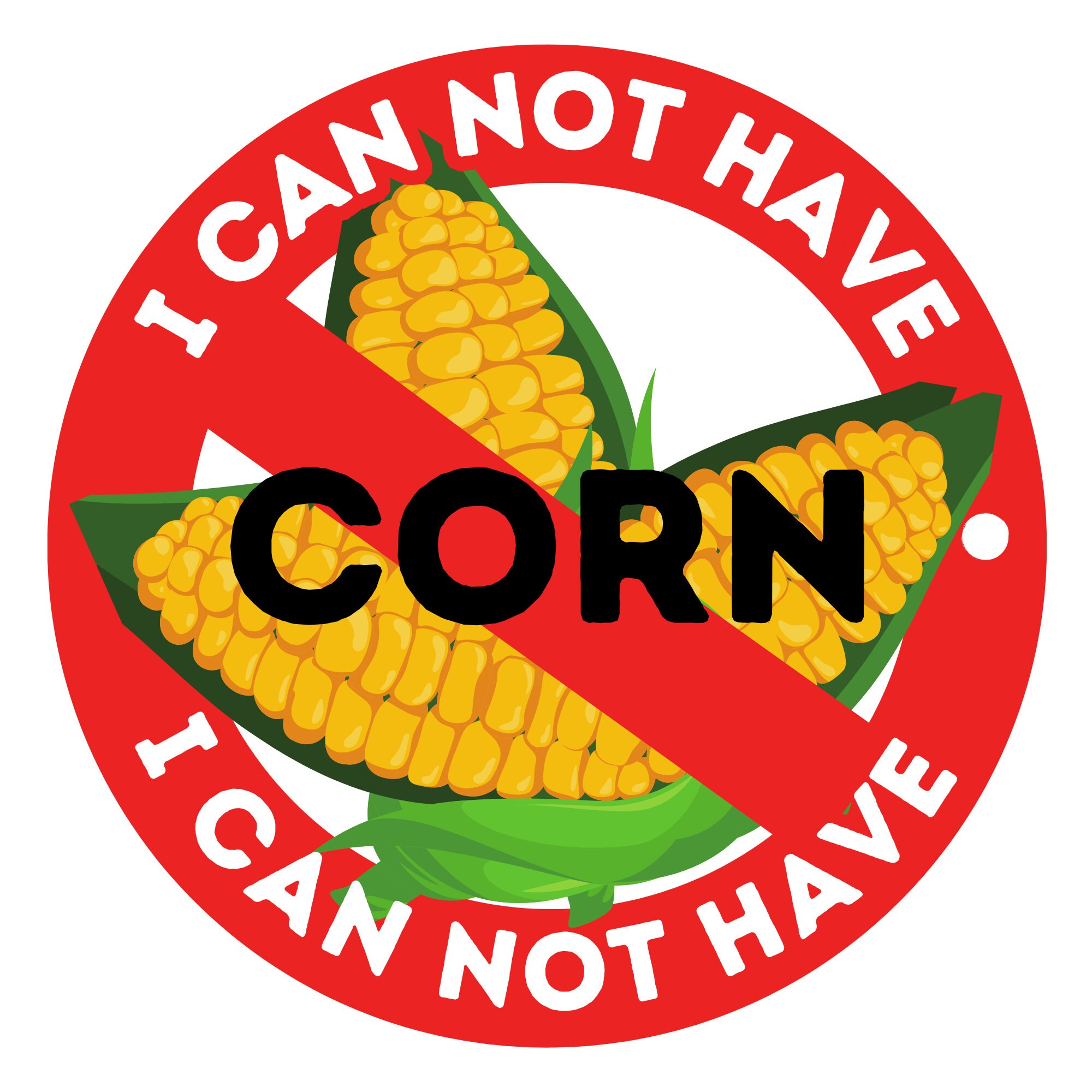 Food Avoidance Allergy Holographic Stickers, Customizable Medical Alert ...