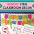STEM Classroom Decor Bundle Posters STEM Bulletin Board Classroom Ideas ...
