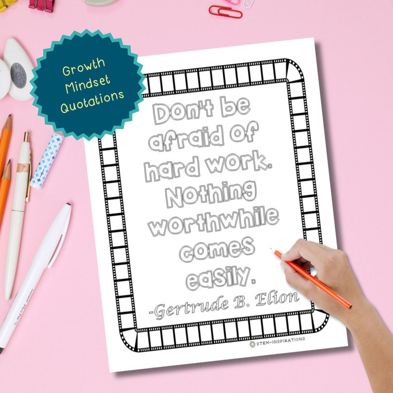 Women in STEM Inspiring Quotes Coloring Posters Women’s History Month ...