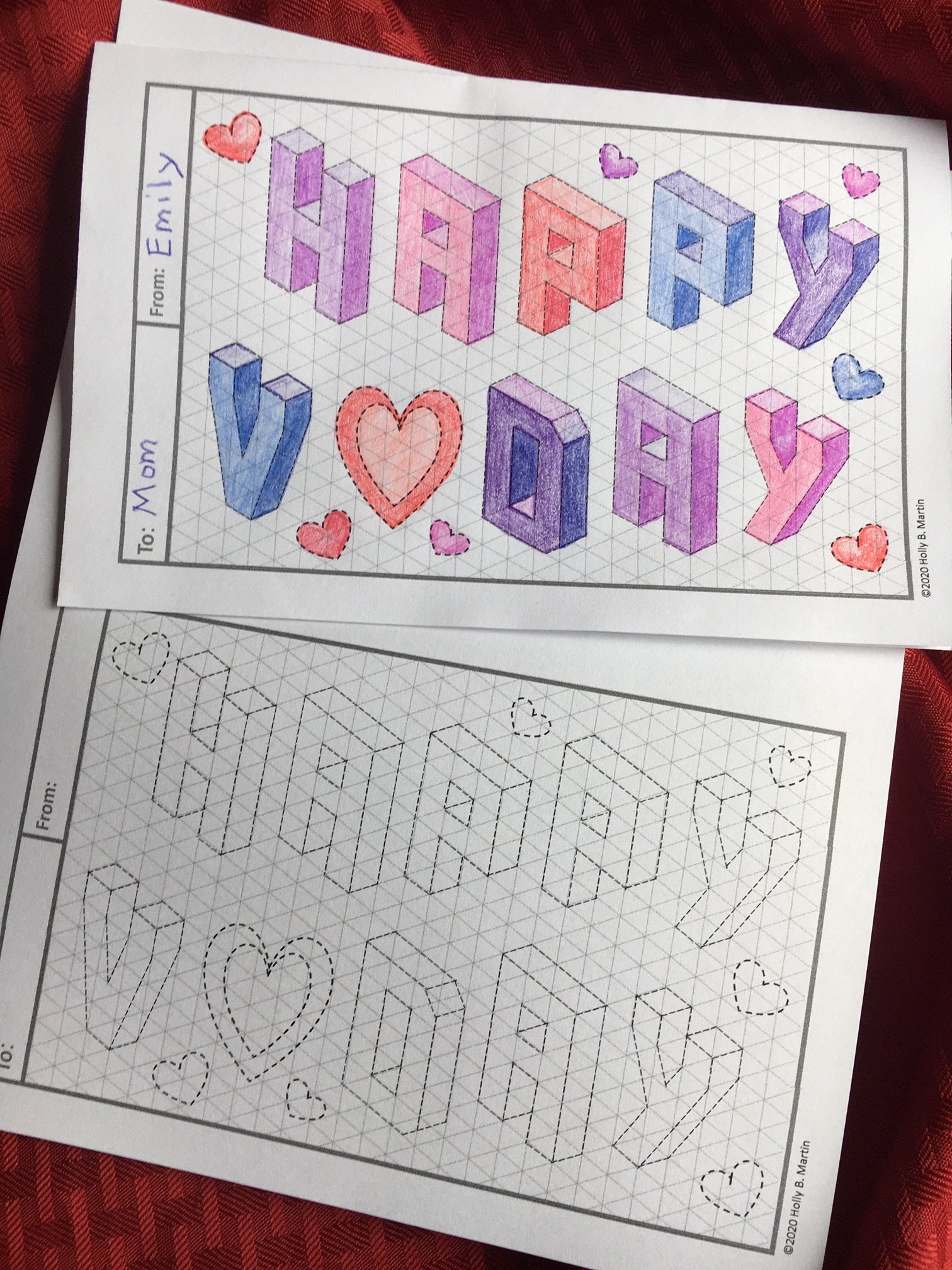 Valentine's Day STEM Art Project Coloring Cards No-prep Activity DIY ...