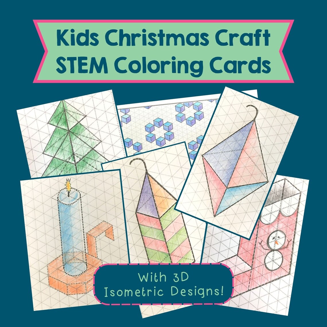 Kids Christmas Craft STEM Art Project STEAM Holiday Activity No-prep ...