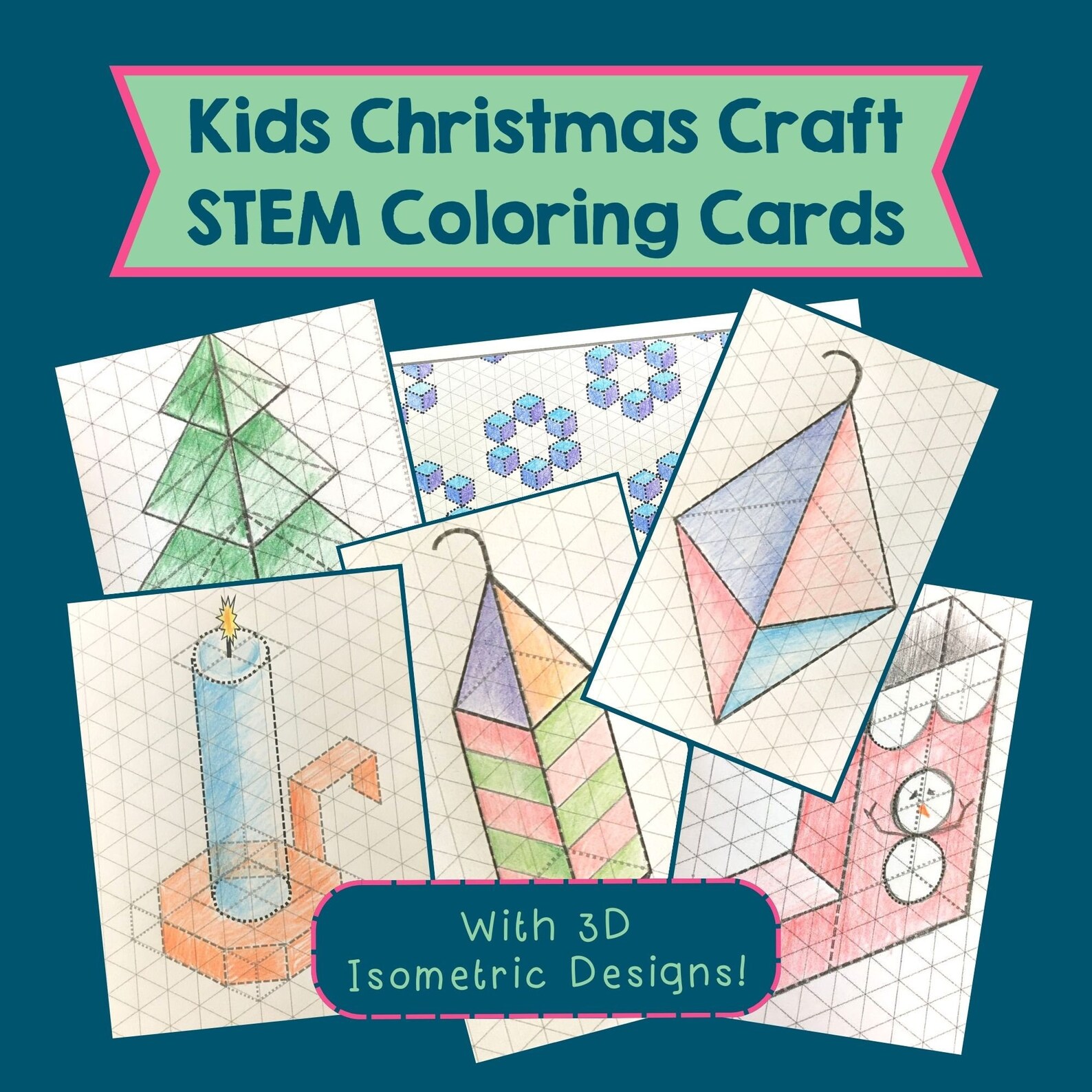 Kids Christmas Craft STEM Art Project STEAM Holiday Activity No-prep ...