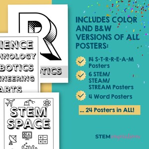 STEM Classroom Posters STEM Classroom Decor Elementary Class Room ...