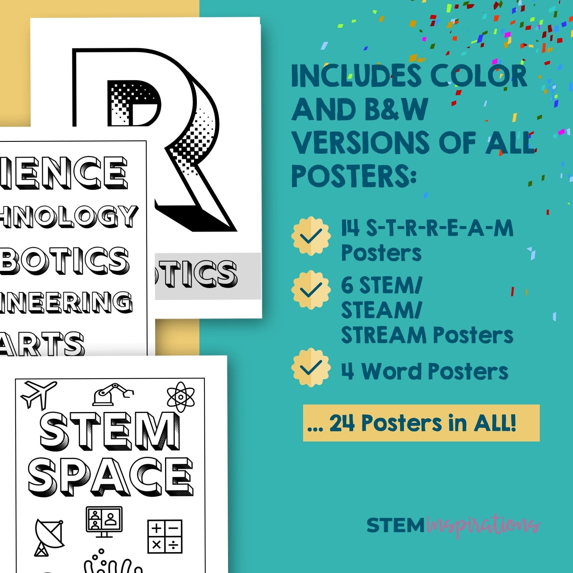 STEM Classroom Posters STEM Classroom Decor Elementary Class Room ...