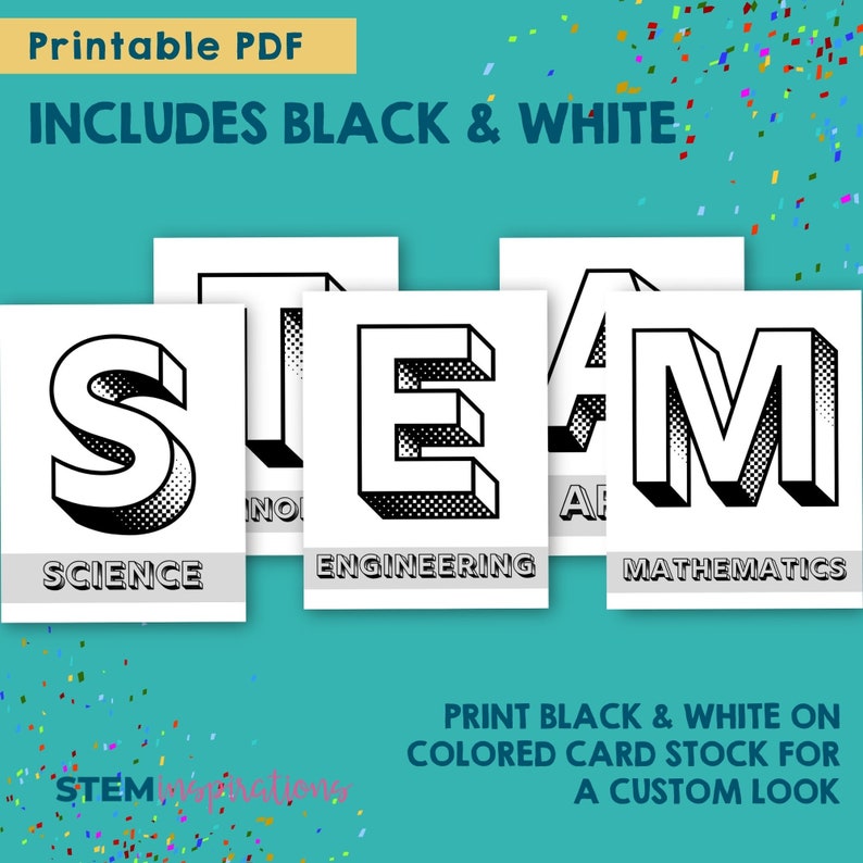 STEM Classroom Posters STEM Classroom Decor Elementary Class Room ...