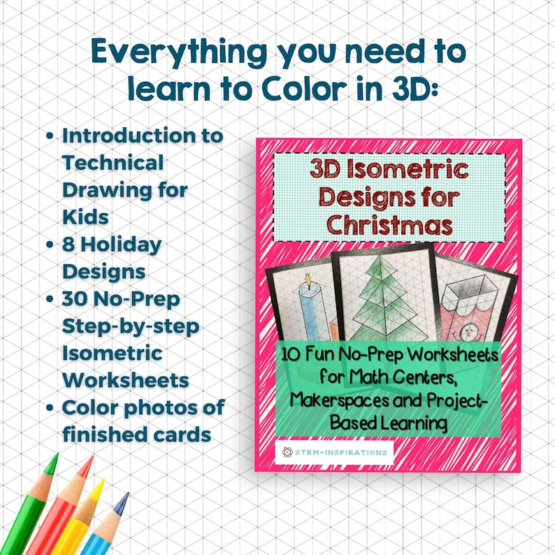 Kids Christmas Craft STEM Art Project STEAM Holiday Activity No-prep ...