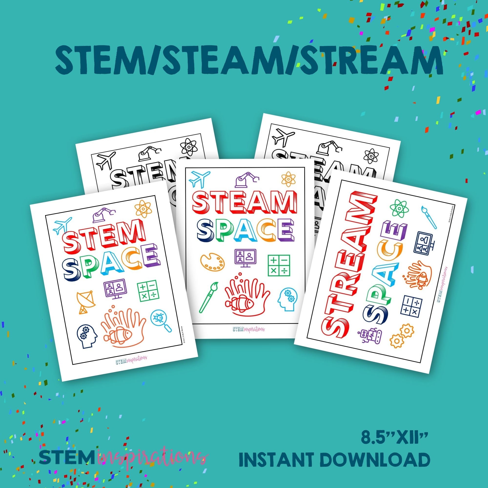 STEM Classroom Posters STEM Classroom Decor Elementary Class Room ...