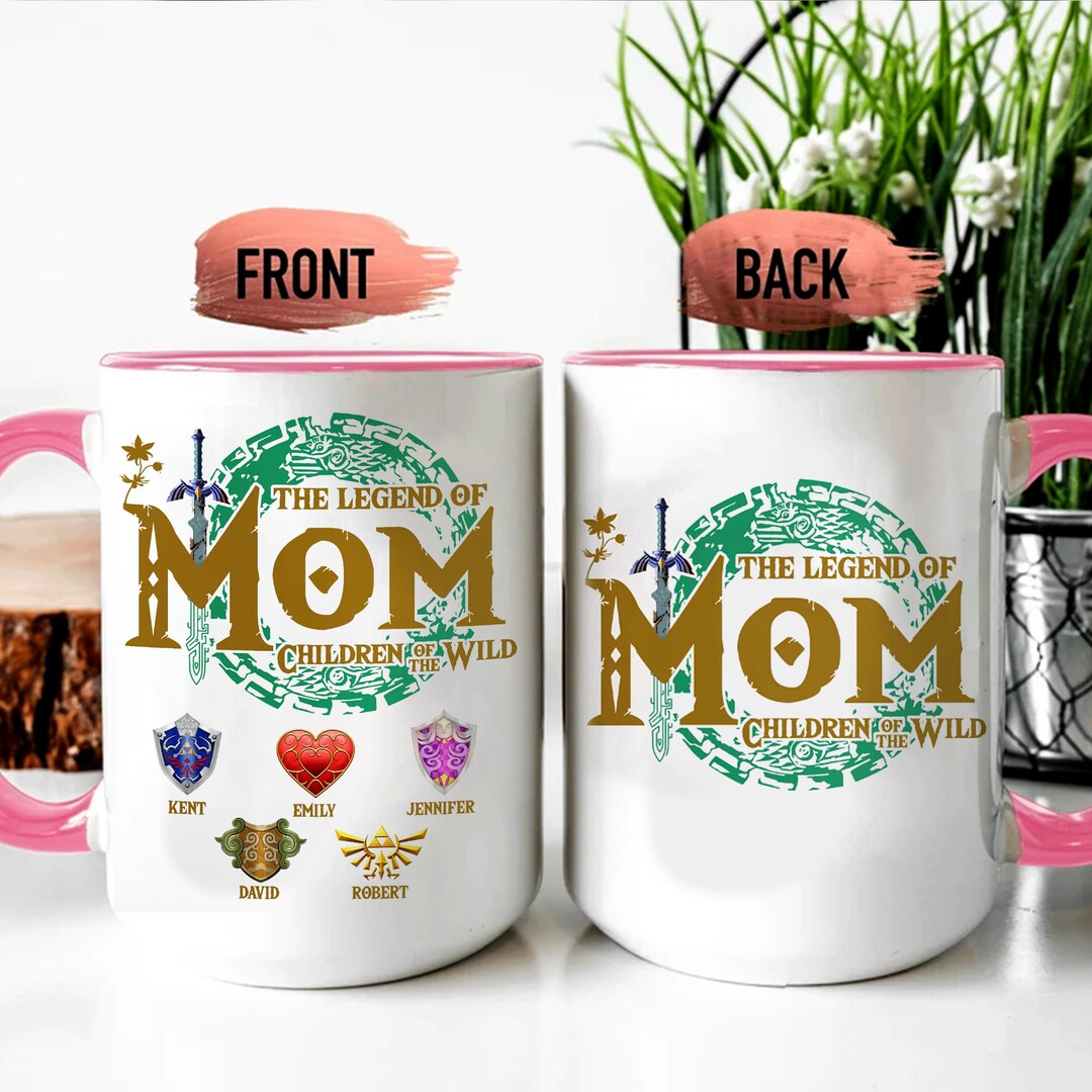 Custom the Legend of Mom Mug, Custom Zelda Mug, Breath of the Wild ...