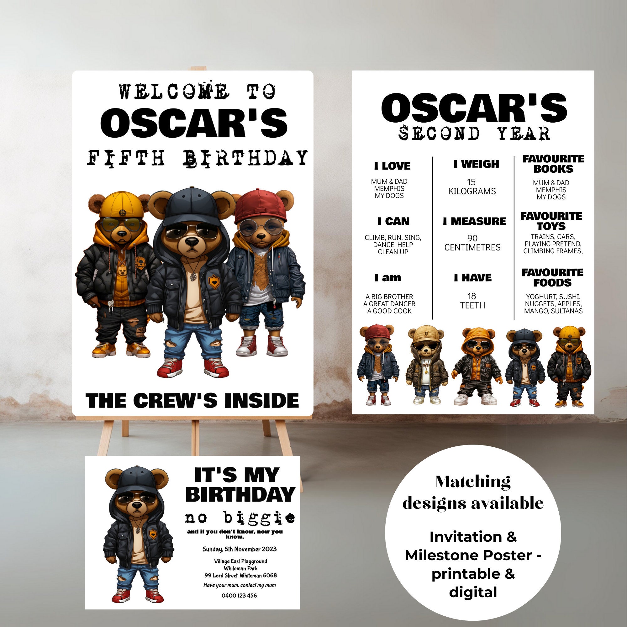 Notorious BIG Welcome Sign the Big One Hiphop Birthday Theme 90s Party ...