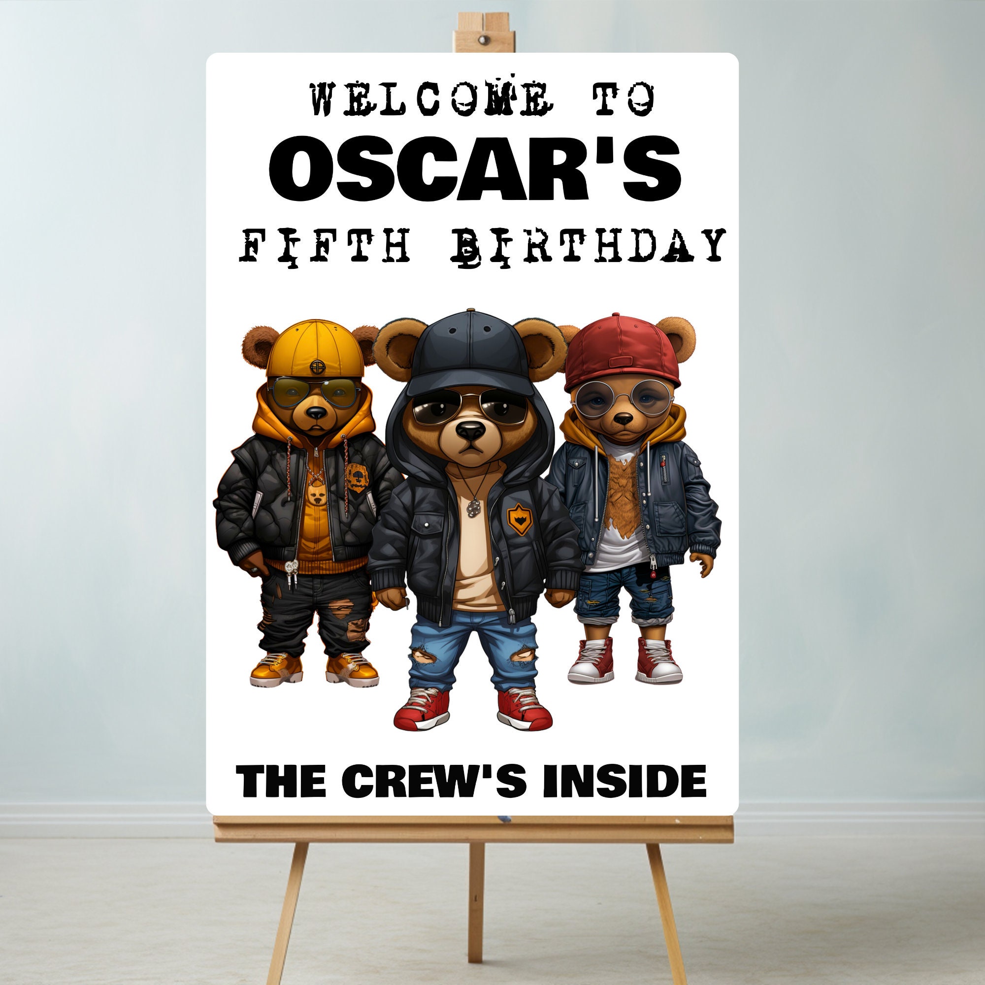 Notorious BIG Welcome Sign the Big One Hiphop Birthday Theme 90s Party ...