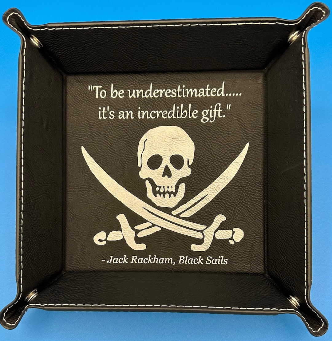 Jack Rackham Pirate Dice Tray - Etsy