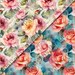 10 Watercolor Roses Seamless Pattern, Digital Paper Bundle - Etsy