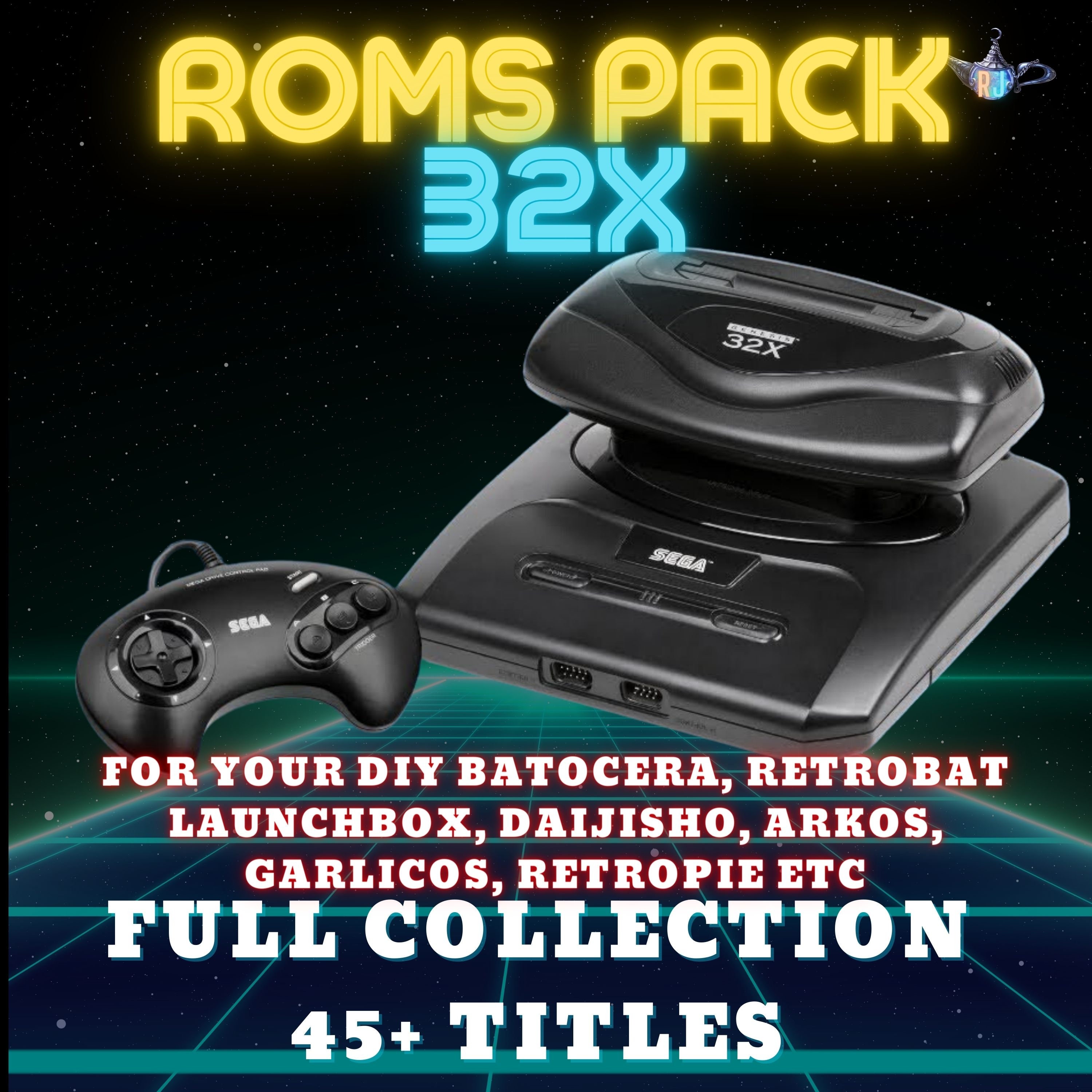 SEGA 32X Roms Pack for Batocera, Launchbox, Retrobat, Retropie ...