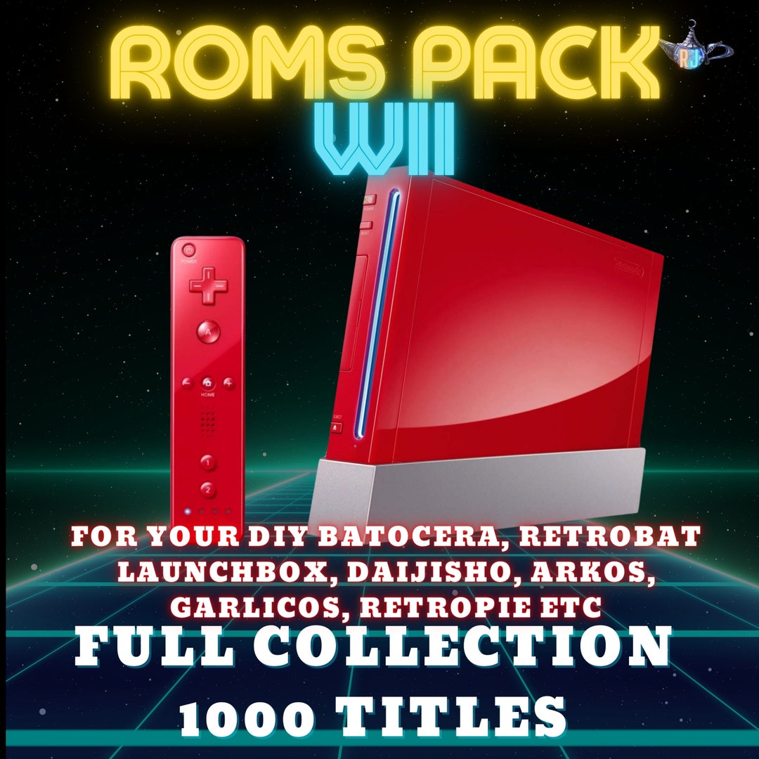 Wii Roms Pack for Batocera, Launchbox, Retrobat, Retropie, Daijisho ...