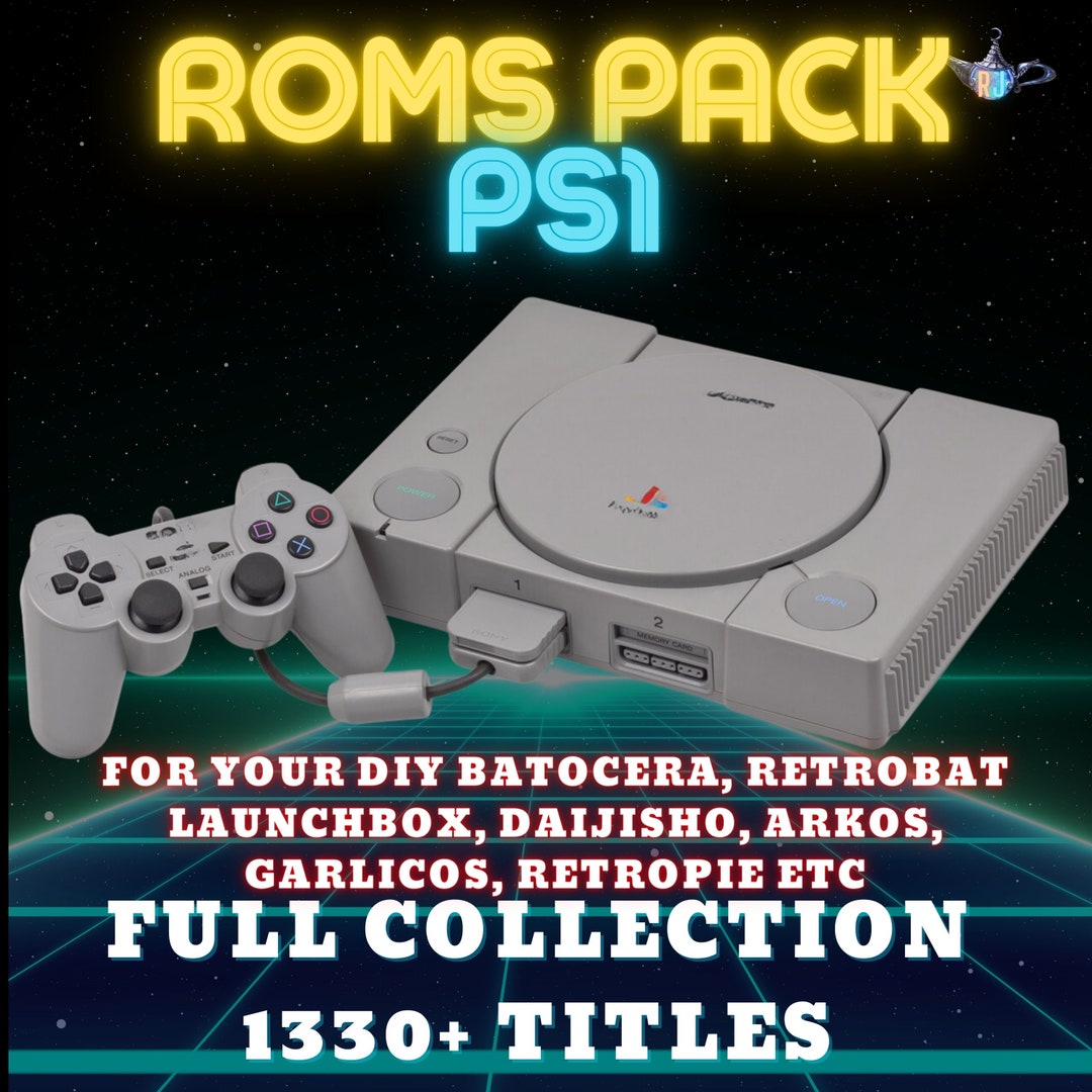 PS1 Roms Pack for Batocera, Launchbox, Retrobat, Retropie, Daijisho ...