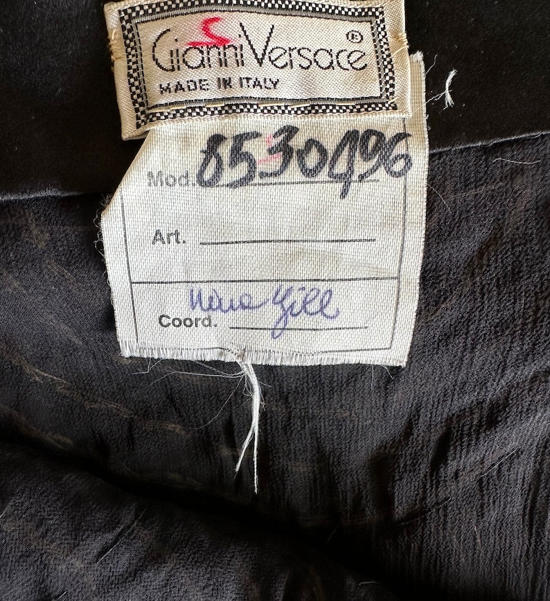 Gianni Versace Couture Black and Gold Beaded Set, 1990 - Etsy