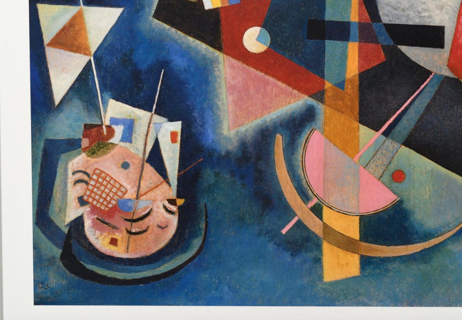 Wassily Kandinsky, in Blue, 1925, Screen Print, Framed - Etsy UK