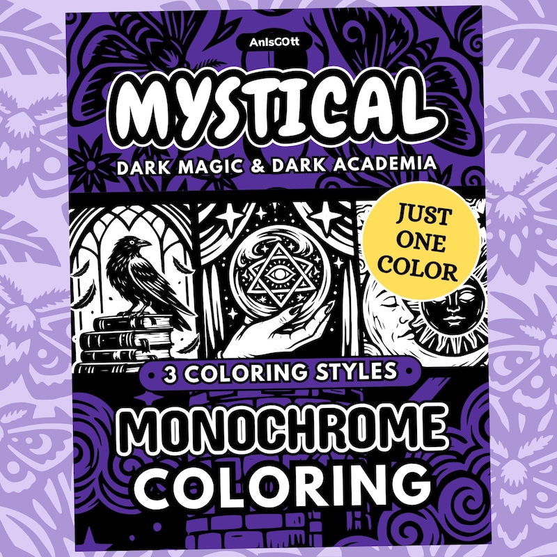 One Color Coloring Book - Etsy