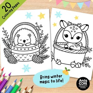 Seasonal Coloring Pages & DALLE 3 Prompt Guide, Christmas, Valentine ...