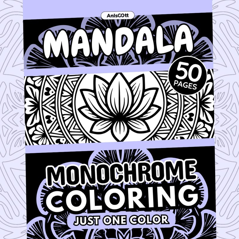 One Color Coloring Book - Etsy