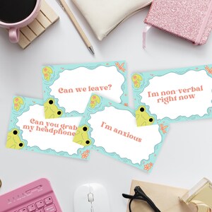 Frog-themed Autism Communication Card | Instant Download Digital PDF ...