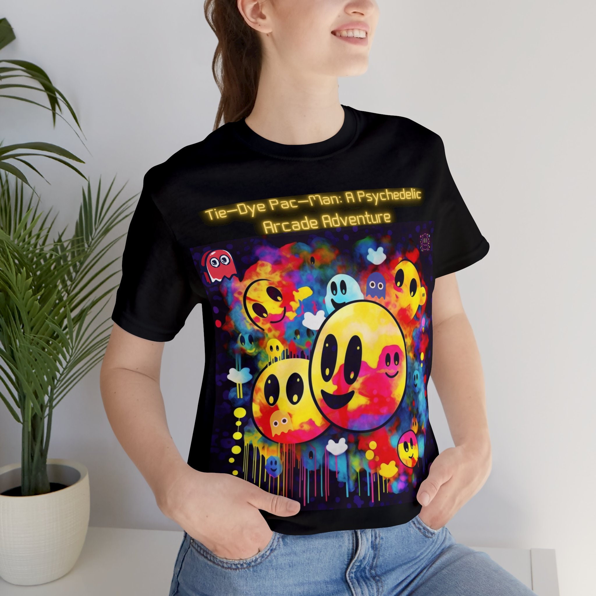 Tie-dye Pac-man: A Psychedelic Arcade Adventure Shirt - Etsy