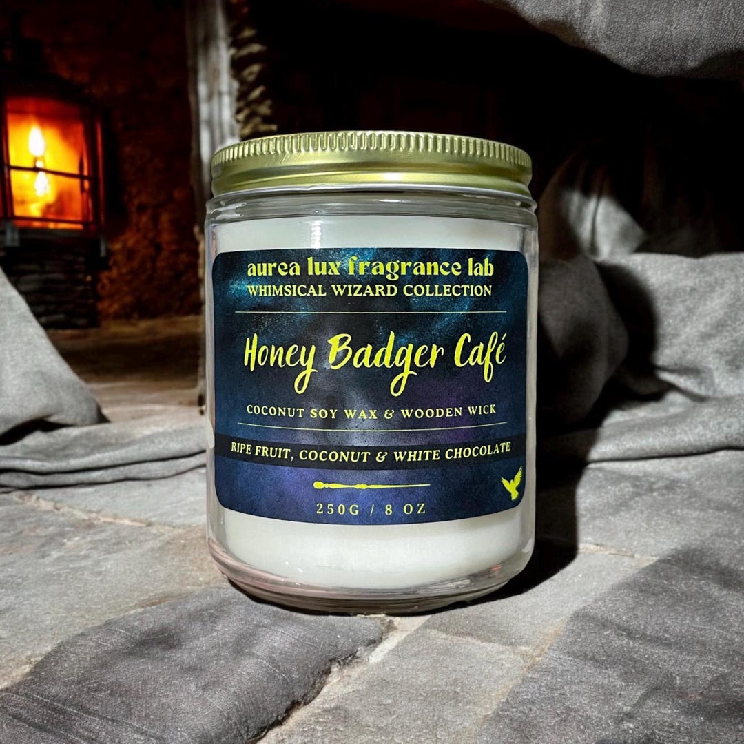 Honey Badger Café, Scented Candle, Fantasy, Mythical, Wizard, Witch ...