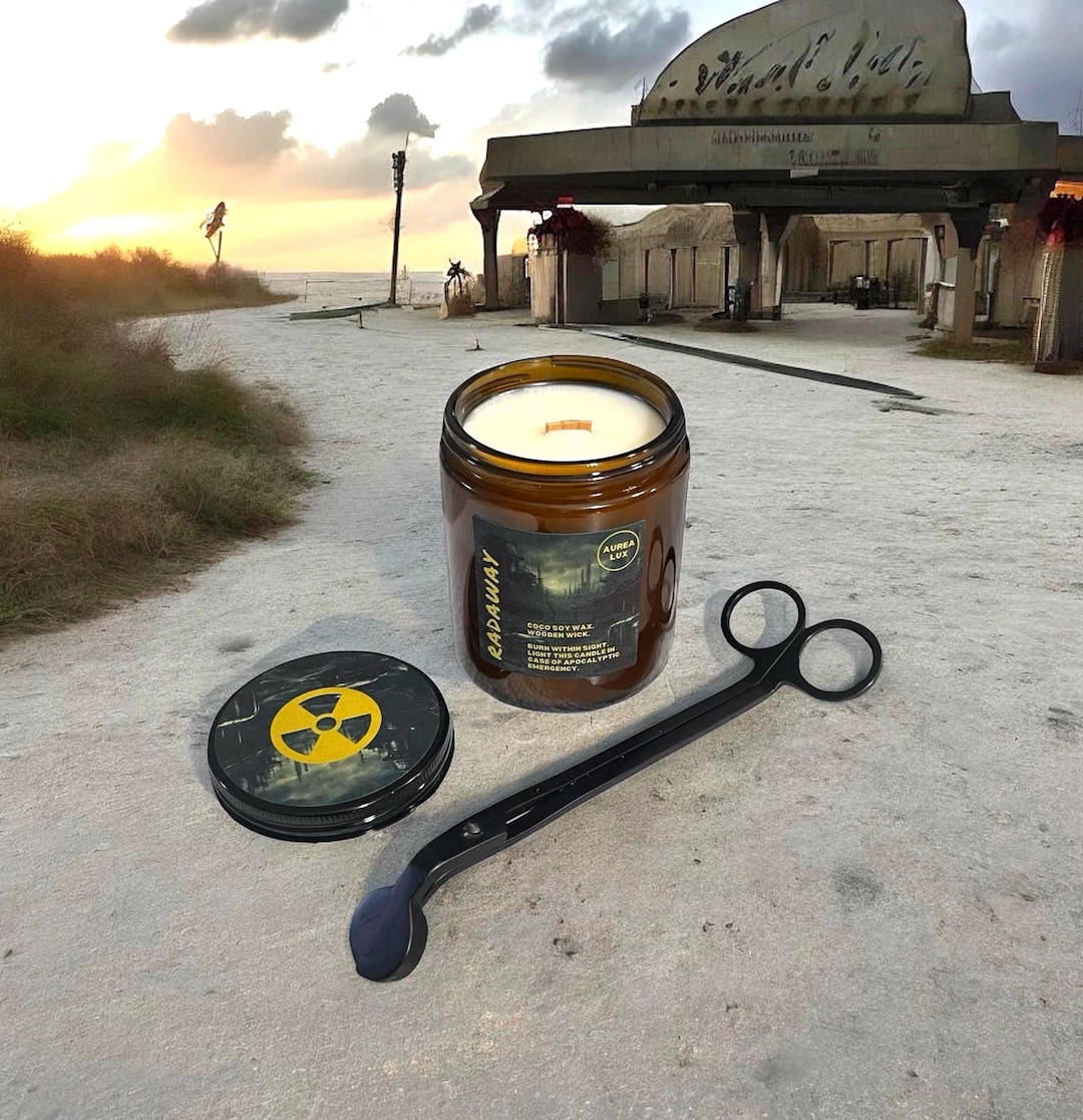 Radaway Candle, Wood Wick, Coconut Soy, Natural Wax, Video Game ...