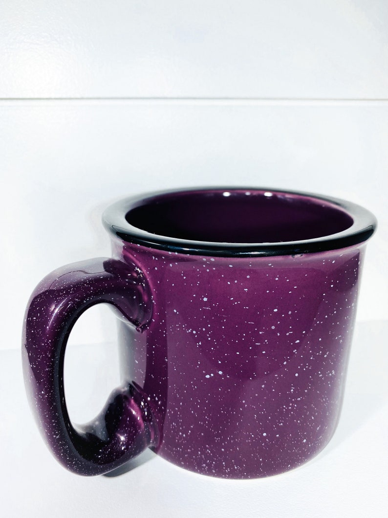 6 Pack Plum Purple Speckled Campfire Mug Bulk Order Mugs - Etsy