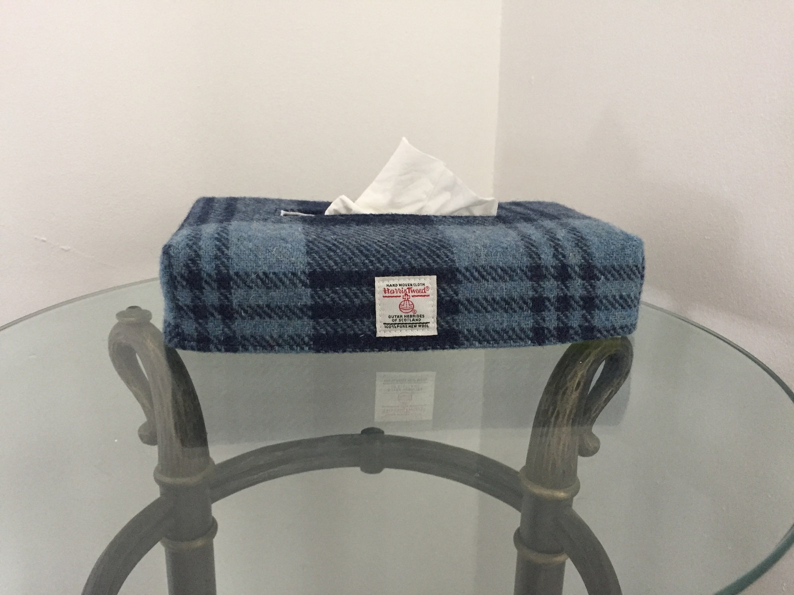 Harris Tweed Tissue Box Cover, Tissue Dispenser for Living Room, New ...