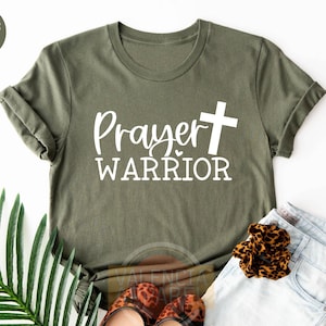 Prayer Warrior Shirt, Christian Shirt, Faith Shirt, Church Shirt ...