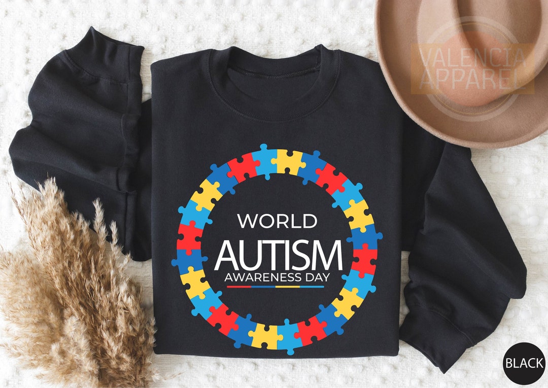 World Autism Awareness Day, Puzzle Piece, Autism Sweater, Autism Mom ...