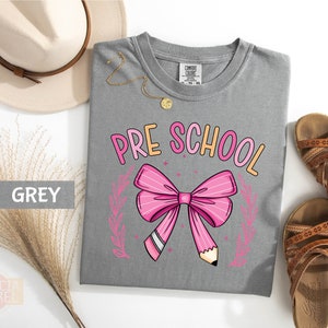 Comfort Colors First Grade Shirt, Coquette First Grade Shirt,1st Grade ...