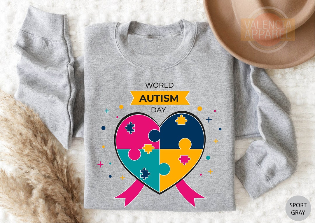 World Autism Day, Autism Sweater, Autism Acceptance, Inspirational Gift ...