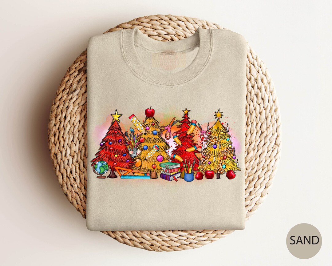 Christmas Tree Sweatshirt, Christmas Sweater, Christmas Lights ...