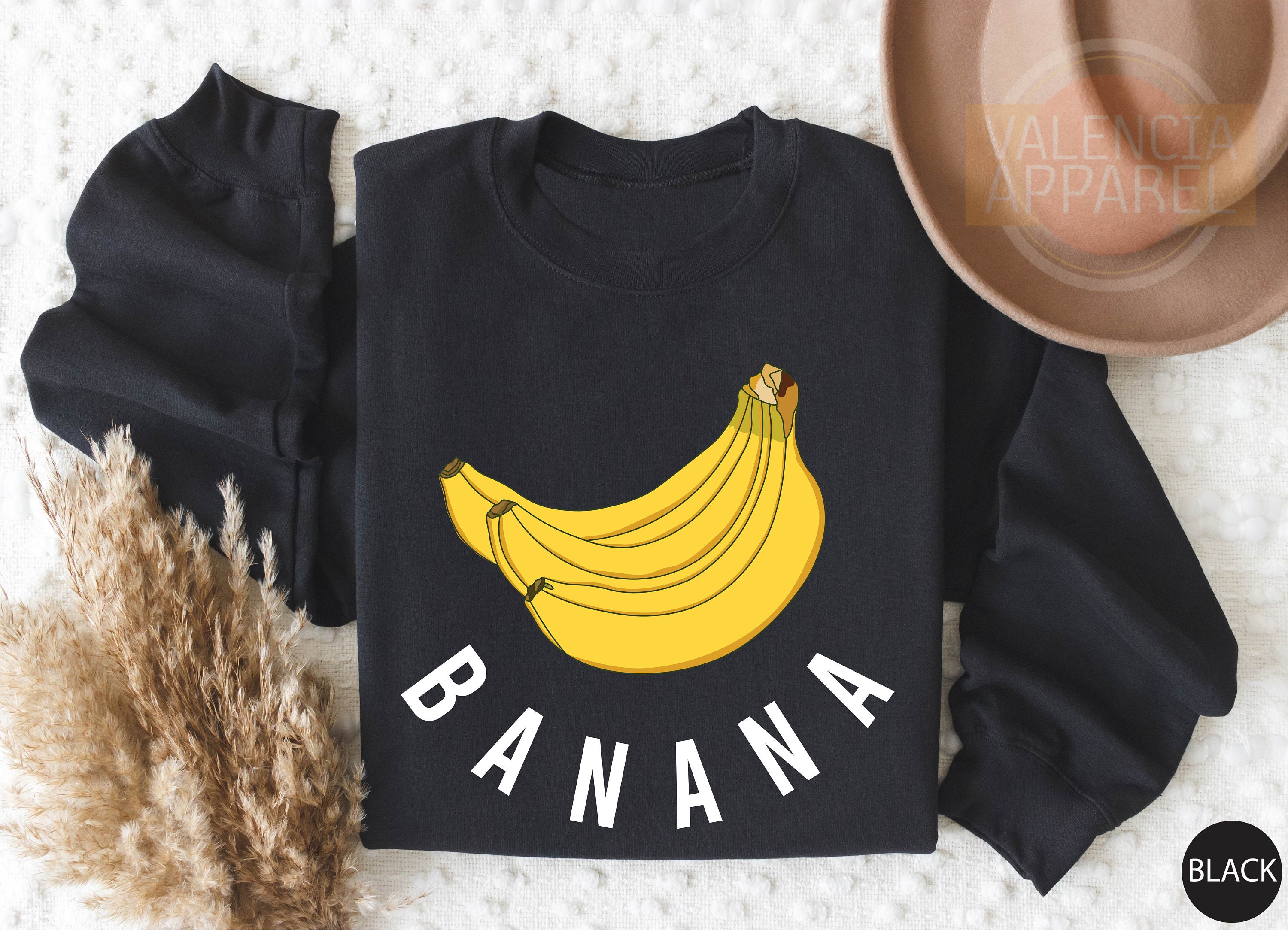 Banana Sweatshirt, Fruit Sweatshirt, Vegan Sweatshirt, Banana Gifts ...
