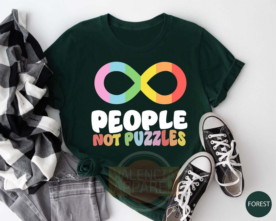 People Not Puzzles, Autism Awareness, Autism Shirt, Puzzle Piece ...