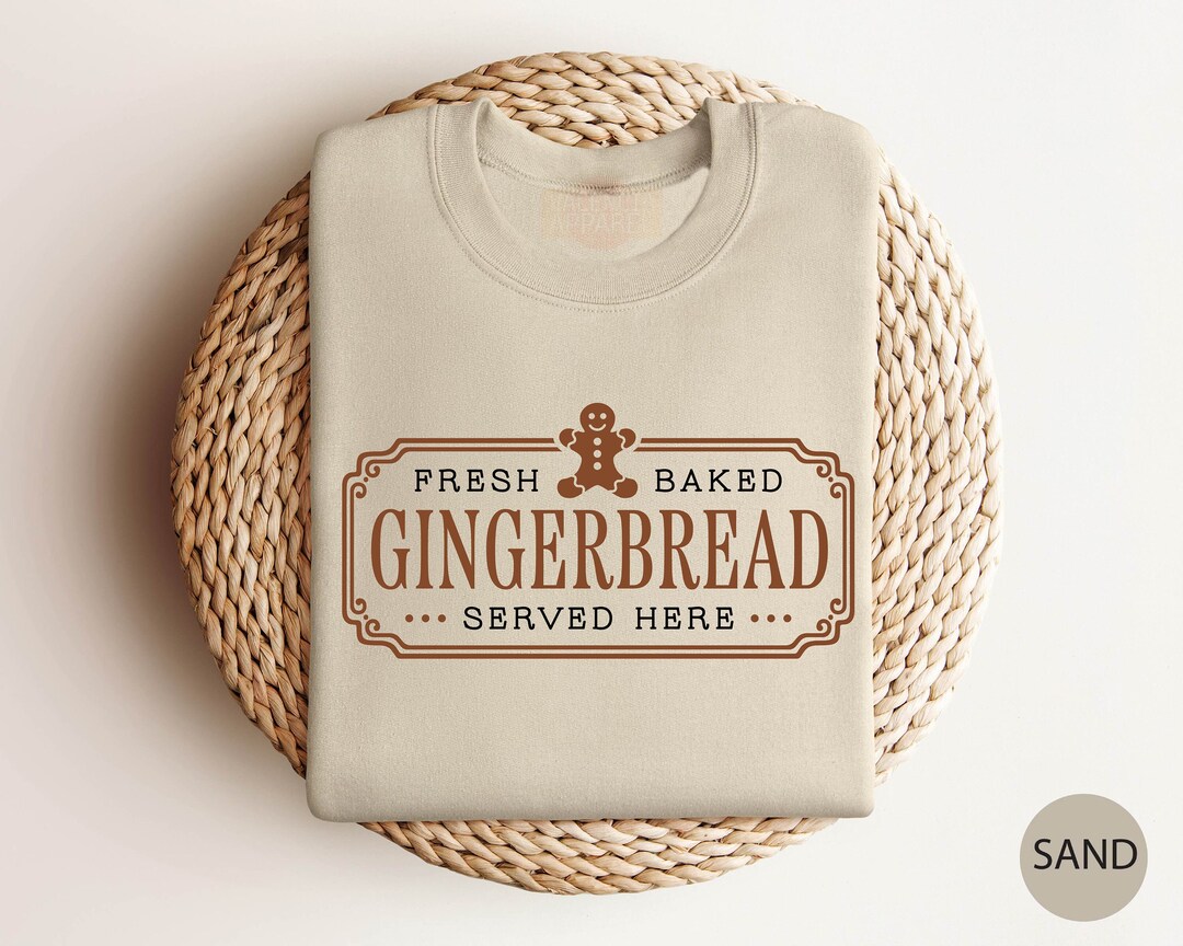 Gingerbread Man Sweatshirt, Christmas Sweaters, Gingerbread Sweater ...