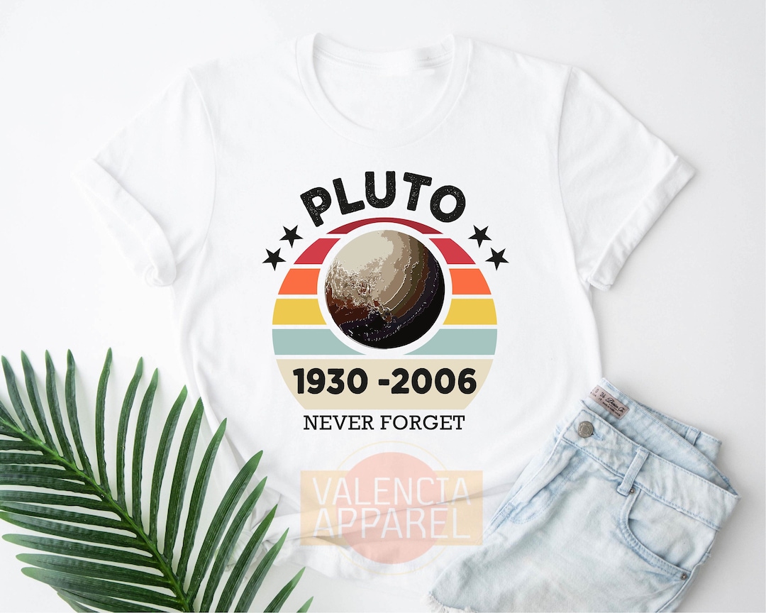 Pluto Never Forget, Pluto Tshirt, Funny Planet Shirt,space Shirt,solar ...