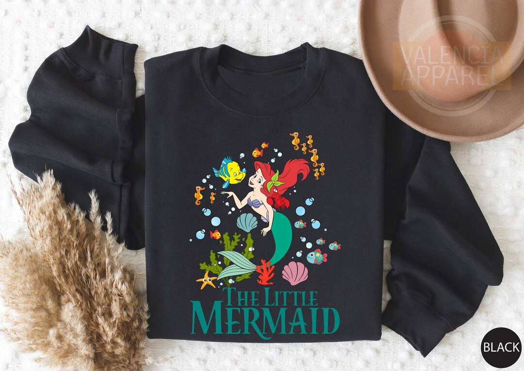 The Little Mermaid Sweatshirt, Mermaid Shirt, Ocean Sweatshirt, Beach ...
