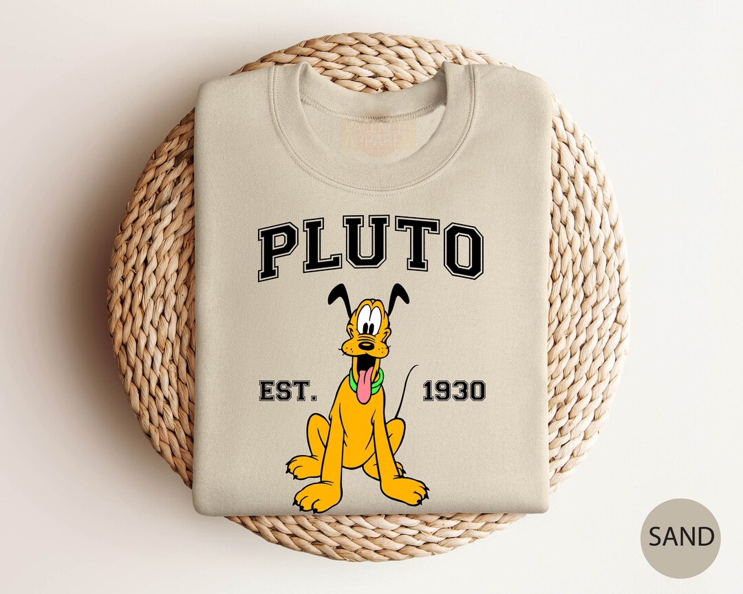 Pluto Sweatshirt, Disney Sweatshirt, Disney Characters, Pluto Shirt ...